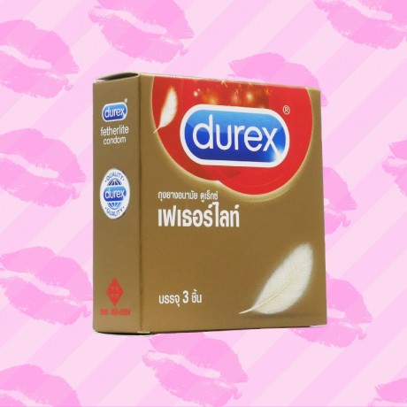 Durex Fetherlite 1 กล่อง (3 ชิ้น)