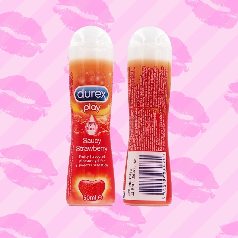 Durex Play Saucy Strawberry บรรจุ 50 ml