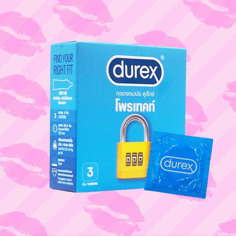 Durex Protect 1 กล่อง (3 ชิ้น)