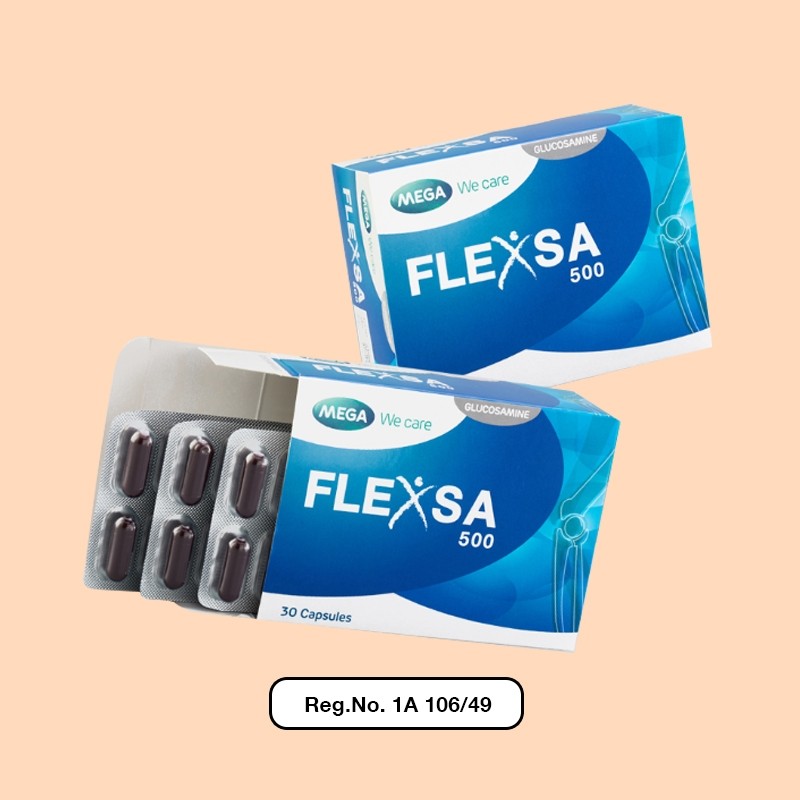 Mega We Care Flexsa 500 บรรจุ 30 แคปซูล
